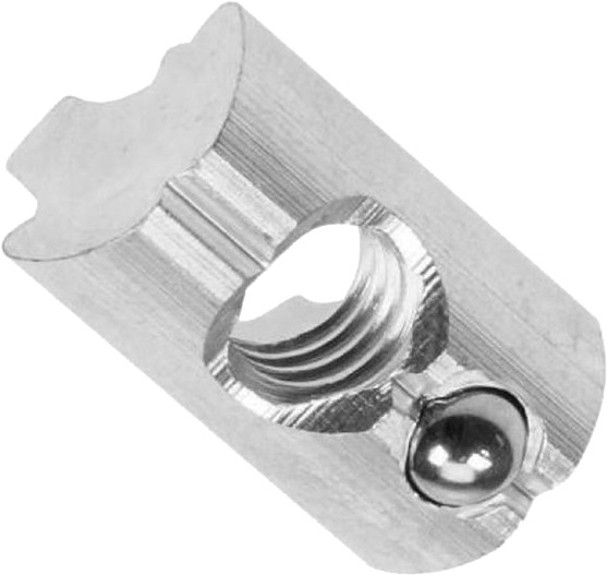 Nutenstein M8 mit Federkugel Gleitmutter mit Kugel M8 | Satteldach ...